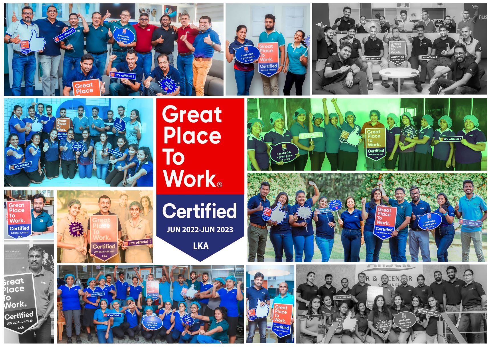 Ansell Lanka is officially certified as a Great Place to Work - LNW ...
