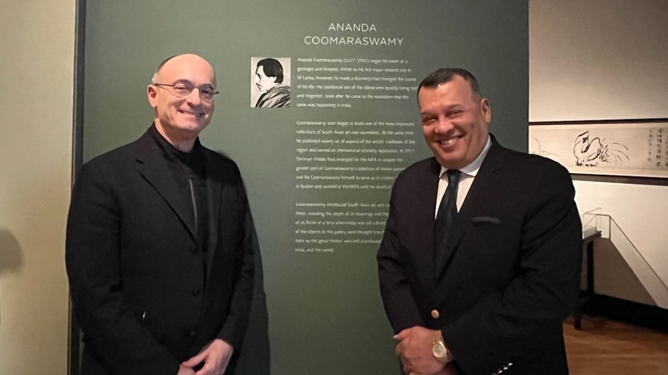 Ambassador Mahinda Samarasinghe visits the Boston Museum of Fine Arts ...