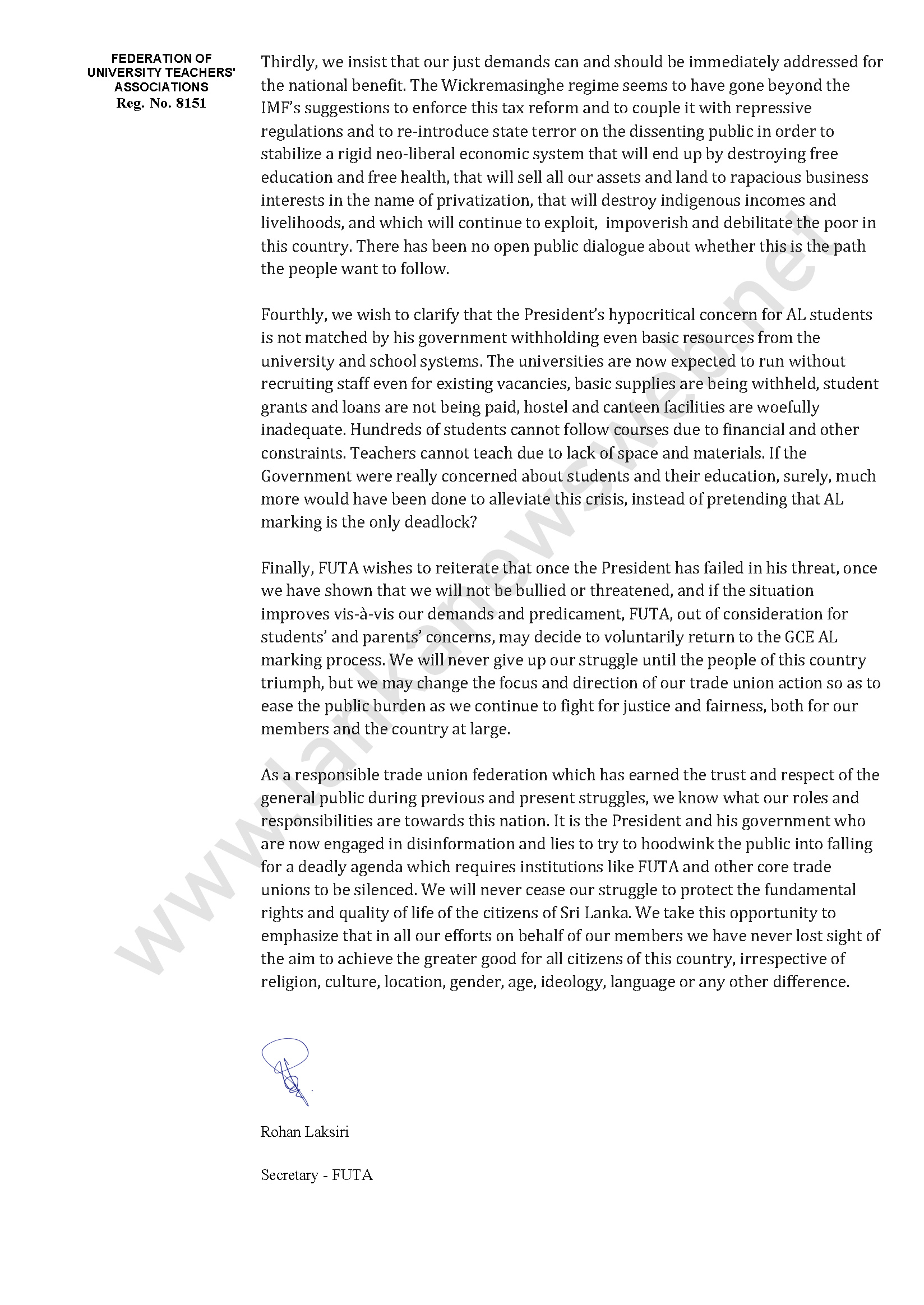 AL Exam answer scripts: FUTA clarifies position over President's ...