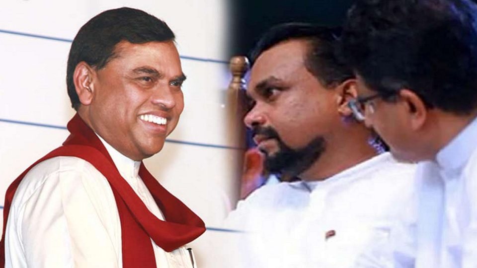 Telephone call between ex Ministers Basil Rajapaksa and Wimal ...