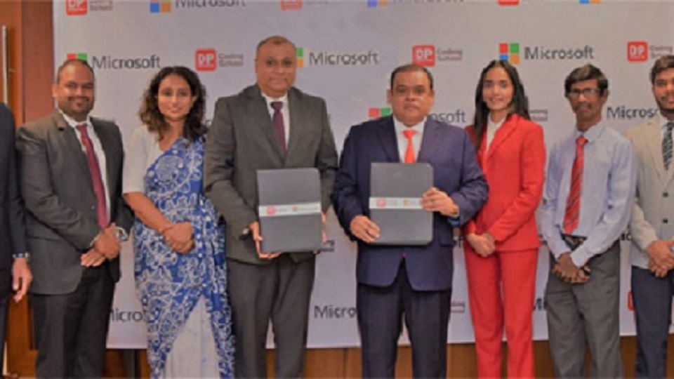 Microsoft and DP Education join hands to empower the future generation of Sri Lanka with future ...