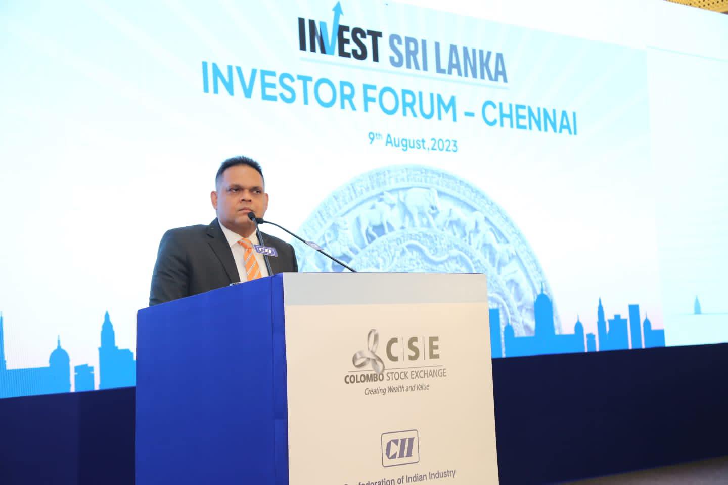 “Invest Sri Lanka” forum organised by CSE held in Chennai - LNW Lanka ...