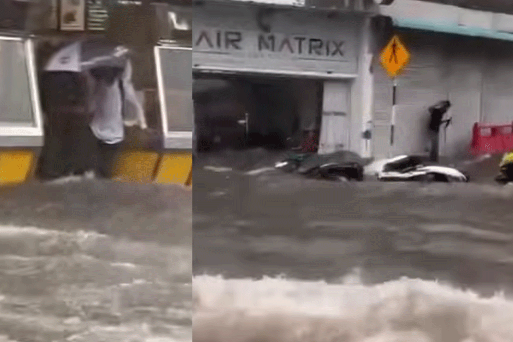 Flooding on Colombo highways due to heavy showers spurs distress (VIDEO ...