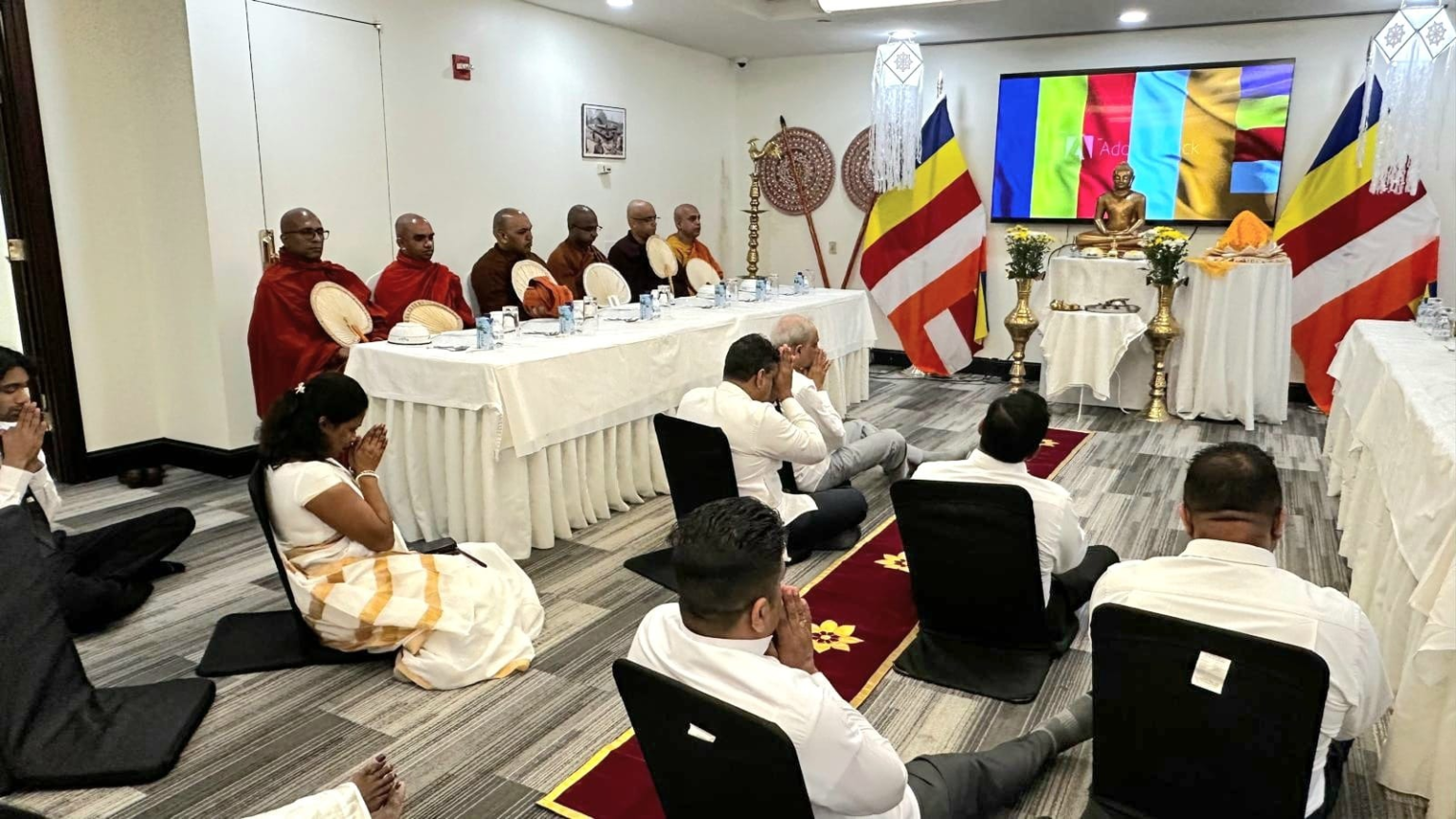 Vesak Day Almsgiving hosted at Permanent Mission of Sri Lanka in New ...