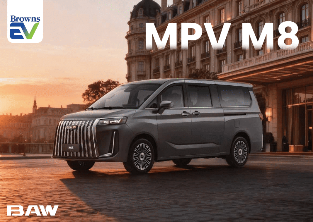 Browns EV Unveils BAW M8 MPV, Bringing Long-Range Electric Mobility to ...